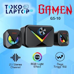 Jual Gamen GS10 GS-10 Multimedia Speaker Gaming Subwoofer with RGB ...