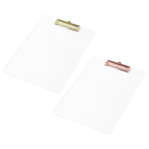 Jual Papan Clipboard Akrilik Ukuran A4 Untuk Menulis / Dokter / Kantor ...