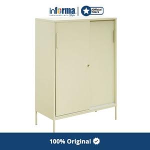 Jual Informa - Informa Lynd Kabinet Metal 2 Pintu Geser - Krem Beige ...