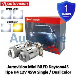 Jual Autovision Mini BiLED Daytona H4 Putih Kuning Lensa Projie Lampu ...