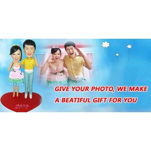 Jual Custom bobbleheads dolls mini me cake topper birthday figurines ...