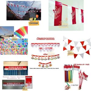 Jual Bendera Banner Flag Hiasan Dekorasi Kemerdekaan Indonesia HUT RI ...