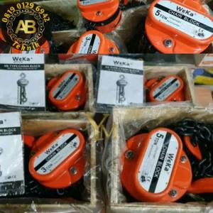 Jual Chain block hoist 3 ton x 5 meter alat angkut manual cenblok ...