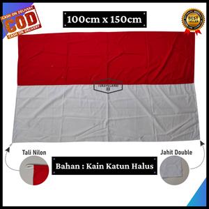 Jual Bendera Merah Putih Ukuran 100x150 Cm Kain Katun Bendera Indonesia ...