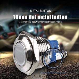 Jual 16mm Momentary Convex Head Metal Push Button Switch Round Stainless - Kota Semarang ...