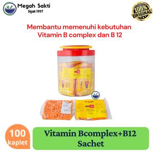 Jual Vitamin B Complex Sachet + B12 Suplemen Makanan Samco 100's ...