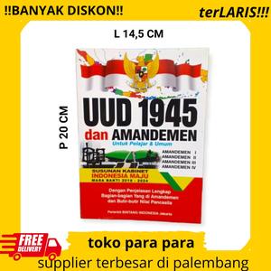 Jual Buku UUD 1945 Amandemen Lengkap Buku Undang-Undang 45 - Jakarta ...