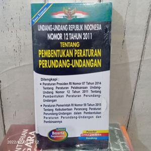 Jual ORIGINAL BUKU UNDANG-UNDANG REPUBLIK INDONESIA UU RI NOMOR 12 ...