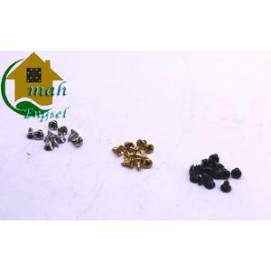 Jual Sekrup skrup mini 3 warna gold silver antik kepala 4x4 mm 100pc ...