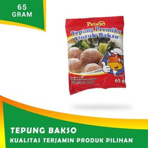 Jual bg tepung bakso/tepung pengenyal bakso primeo (65 gr) - Kab ...