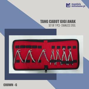 Jual Dental Tang Cabut Gigi - Stainless Steel -Crown-G - Tang Anak ...