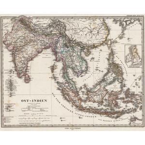Jual Peta Kuno Indonesia Nusantara 1875 Ost Indien - packing paralon ...