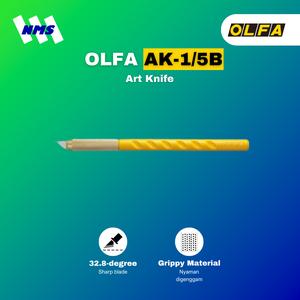 Jual Art Knife OLFA AK-1/5B Cutter Original dengan 5 Pisau Tambahan - Jakarta Barat - NMStools ...
