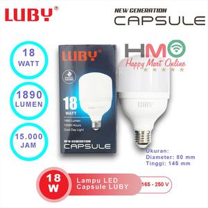 Jual Lampu LED Luby Capsule 18 Watt Cahaya Putih 18W Cool Day Light ...