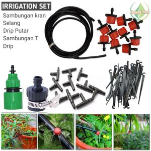 Jual Paket Alat Siram Dripper Putar Set Irrigasi penyiraman tanaman ...