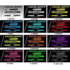 Jual Stiker Frame Sticker Decal Sepeda POLYGON CUSTOM NEW | BARU | SALE ...