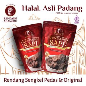 Jual Rendang Sapi Khas Padang Abangku HALAL 500 Gram - ORI SENGKEL ...