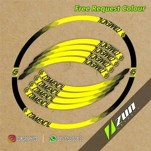 Jual decal rim commencal meta dan bisa request warna dan ukuran sticker ...