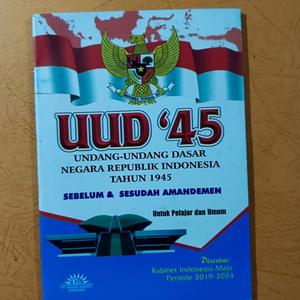 Jual Buku UUD'45 Amandemen KecilSusunan Lengkap Kabinet Indonesia Maju ...