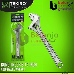 Jual Tekiro Kunci Inggris 12" Adjustable Wrench Tekiro 12 Inch Kunci ...