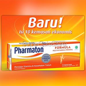 Jual Pharmaton Formula 1 box isi 10 Strip Strips - 50 Kapsul Lunak ...