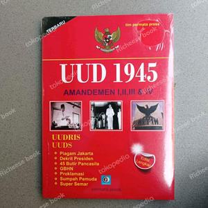 Jual [READY] Buku Uud 1945 Amandemen I Ii Iii Iv Terbaru Original Buku - Jakarta Barat - vino ...