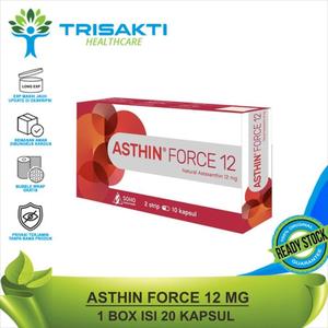 Jual Asthin Force 12mg Daya Tahan Tubuh 1box isi 20kapsuk Limited ...