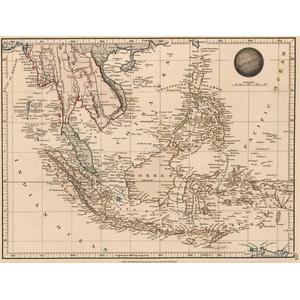 Jual Peta Kuno Indonesia Nusantara 1825 Eastern - packing paralon - Kab ...