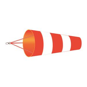 Jual Meniup 80Cm Windsock Luar Ruangan Arah Angin Pengukuran Sabuk ...
