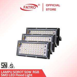 Jual FATRO LAMPU SOROT 50W RGB SMD LED Flood Light IP65 Lampu Tembak ...