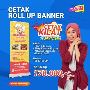 Jual Cetak Roll Up Banner Flexi Korea Flexi China Albatros Laminasi G - Kota Bogor - Ranya ...