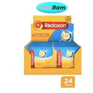 Jual Redoxon Vitamin C D Zinc Rasa Jeruk 1 Box Isi 24 Tablets - Jakarta ...