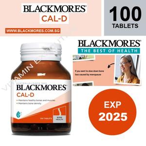 Jual Blackmores Cal-D Calcium 600 mg Vitamin D3 500 IU 100 Tablets ...
