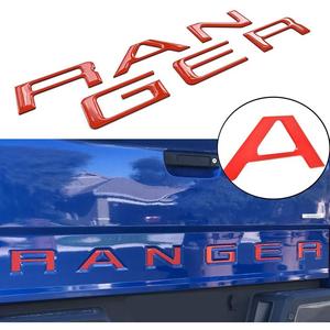 Jual Tailgate Insert Letters For Ford Ranger 2019 2020, Emblems (red ...