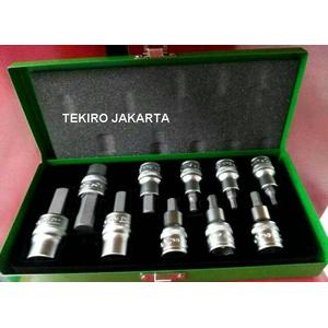 Jual Mata Sok L Set 11 Pcs TEKIRO ' Hex Socket Bit Set 11 Pcs Tekiro ...