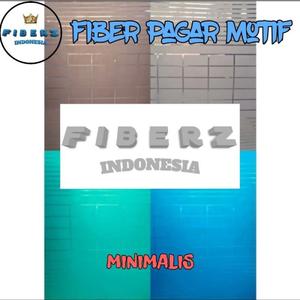 Jual Fiber Plat - Viber - Fiber Plastik Penutup Pagar Motif Minimalis ...