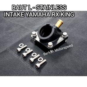 Jual L BAUT YAMAHA RX MANIPUL MANIFOLD STAINLESS KING INTAKE PROMO ...