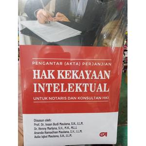 Jual PENGANTAR PERJANJIAN HAK KEKAYAAN INTELEKTUAL UNTUK NOTARI DAN ...