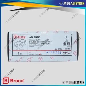 Jual Broco Double Stop Kontak - Socket Outlet 2 Gang Outbow - OB ...