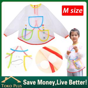 Jual Art Smock Apron Lukis Anak Lengan Panjang Anti Air Celemek Melukis ...