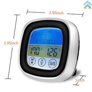 Jual Termometer Daging Touchscreen Termometer Barbekyu Makan BBQ Grill ...