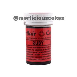 Jual Ruby Sugarflair Paste Concentrate Coloring Colouring Pewarna ...