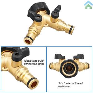 Jual 2arah Bentuk Y Selang Splitter Pipa Adapter Konektor Irigasi ...