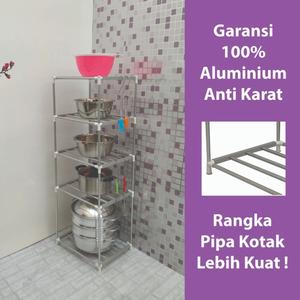 Jual RAK DAPUR PANCI WAJAN / RAK TOILET EMBER BAK BASKOM SERBAGUNA 5 ...
