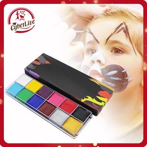 Jual 12 Warna Body Face Painting Anak Cat Wajah Painting Makeup ...