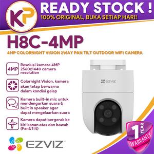 Jual EZVIZ H8C 4MP WIFI PAN TILT COLOR NIGHT VISION OUTDOOR IP CAMERA ...