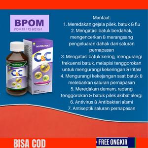 Jual Obat Radang Tenggorokan Karena Batuk Nutrimax CC Syrup herbal ...
