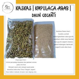 Jual BIJI KASKAS/WHITE POPPY SEEDS/KOCA KACI | KAPULAGA ARAB | DAUN ...