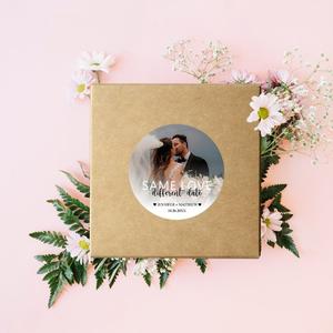 Jual Custom Photo - Labels Wedding Sticker Personalized Photo - Kota ...