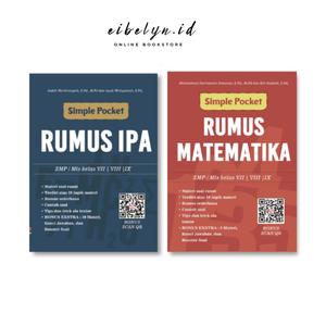 Jual BUKU POCKET RUMUS SMP - SIMPLE POCKET MATEMATIKA IPA SMP/MTS - IPA ...